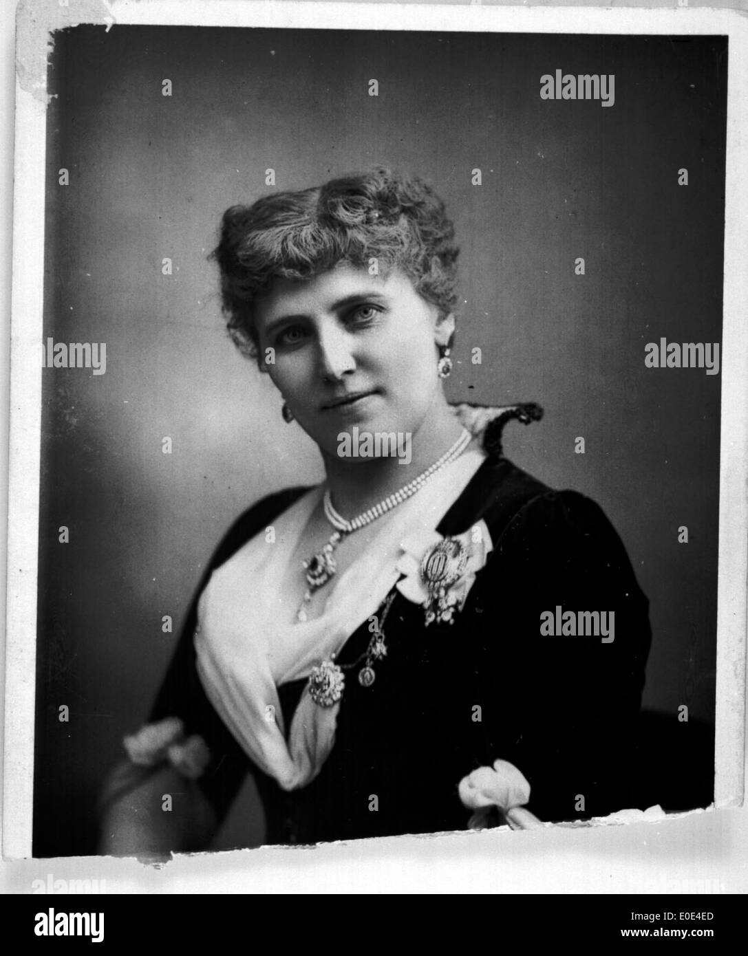 A portrait of Christina Nillson, a celebrated opera singer from Sweden ...