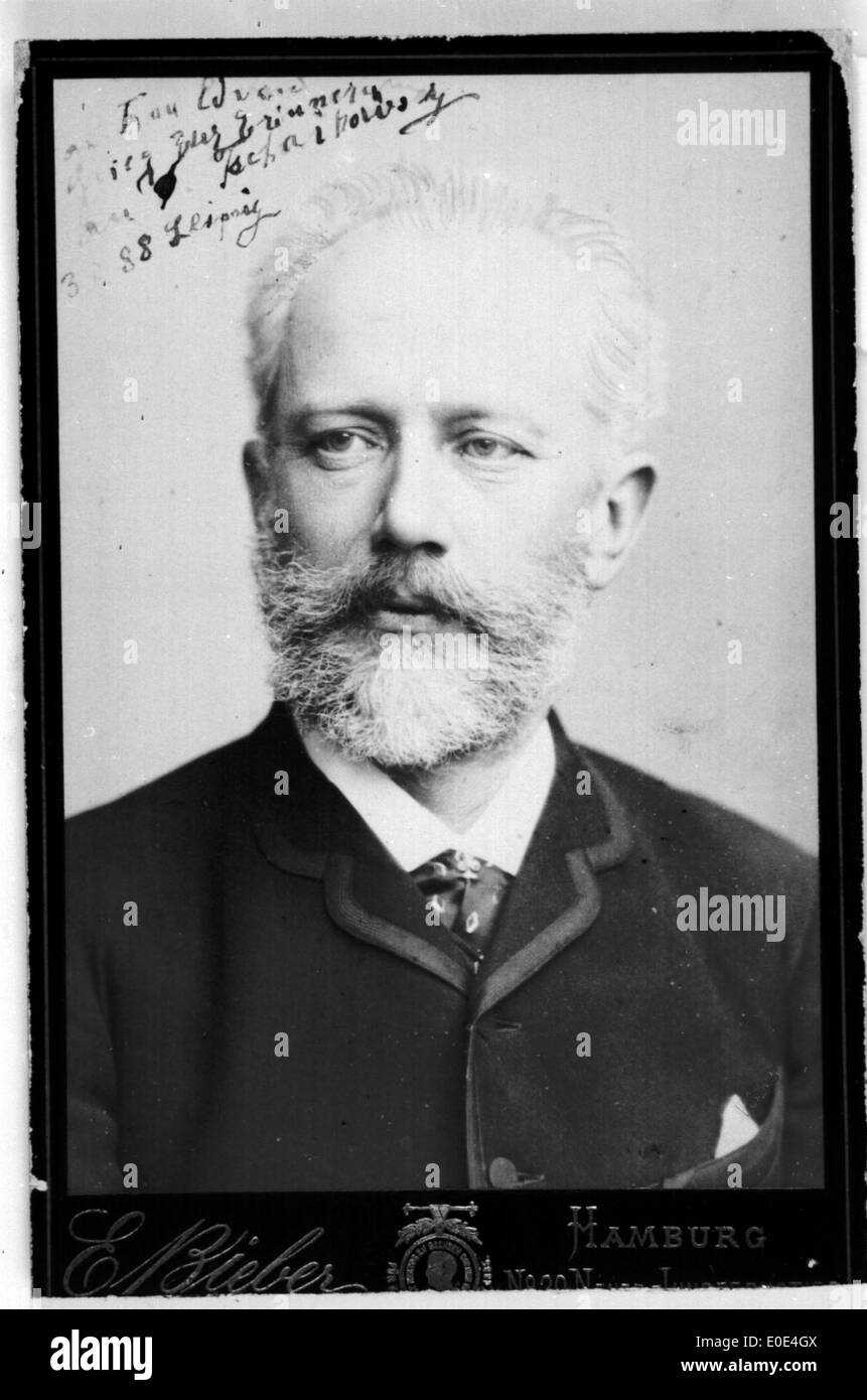 This 1880s portrait of the famous Russian composer Pyotr Ilyich ...