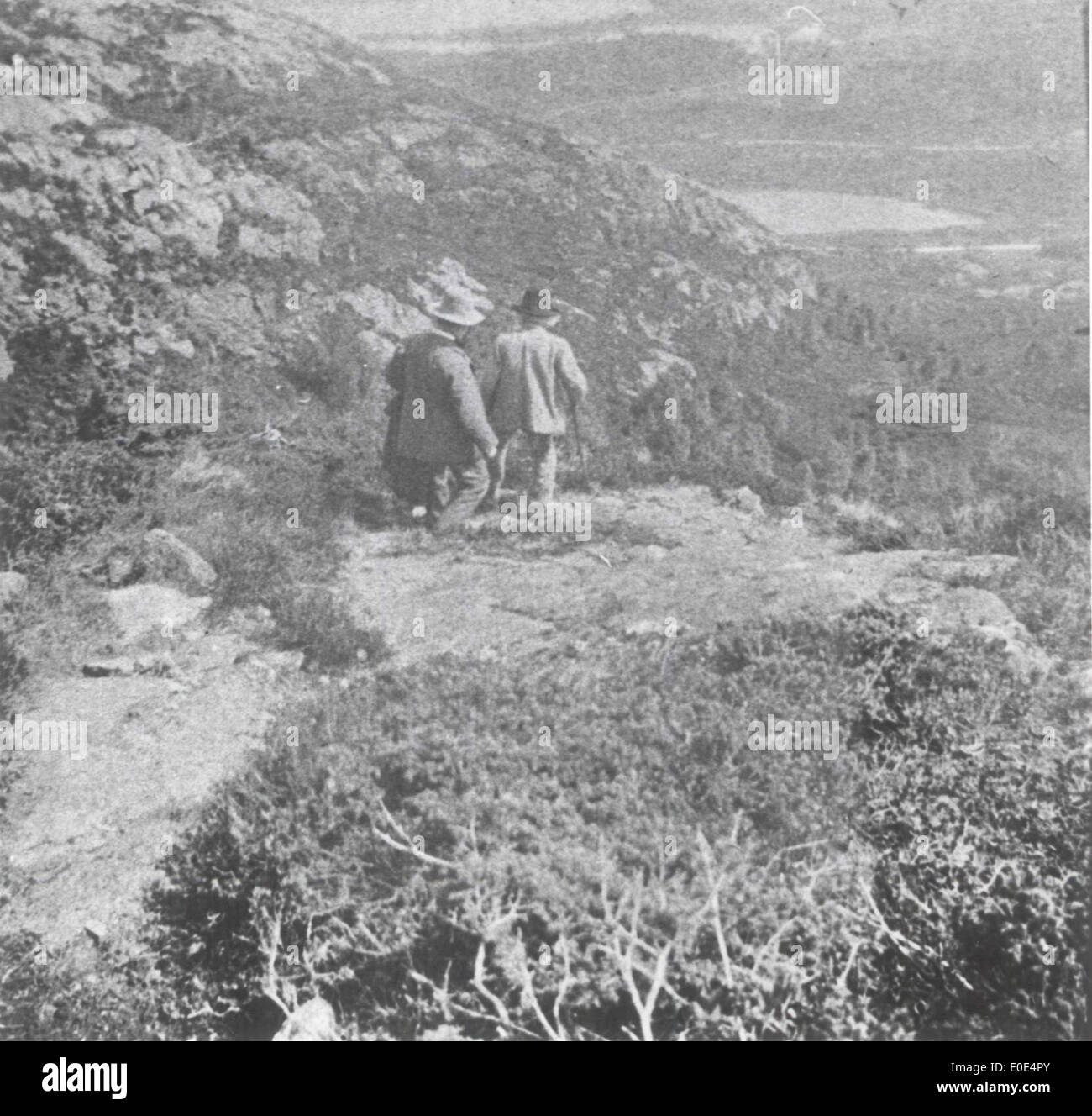 This historical photo shows renowned Norwegian composer Edvard Grieg ...