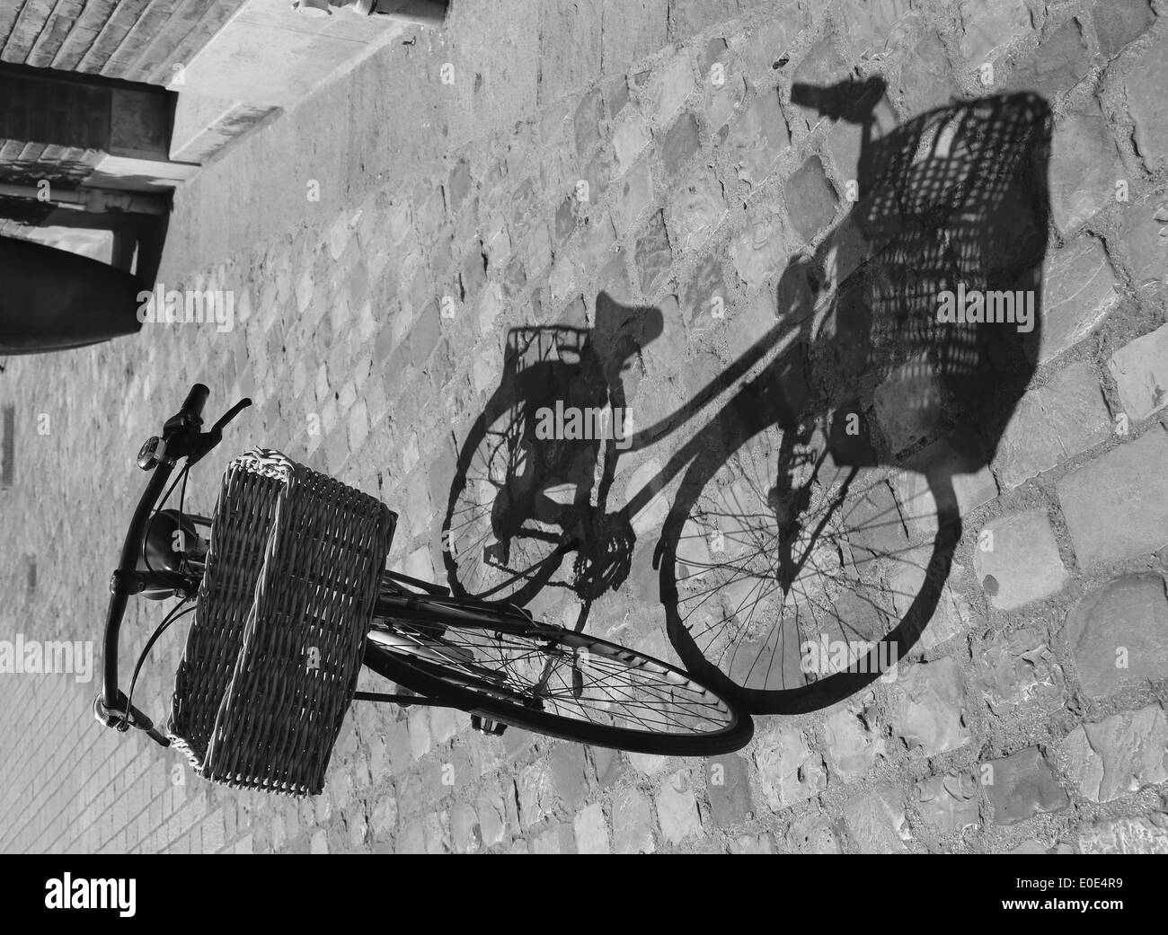 Shadow of a cycle Stock Photo - Alamy