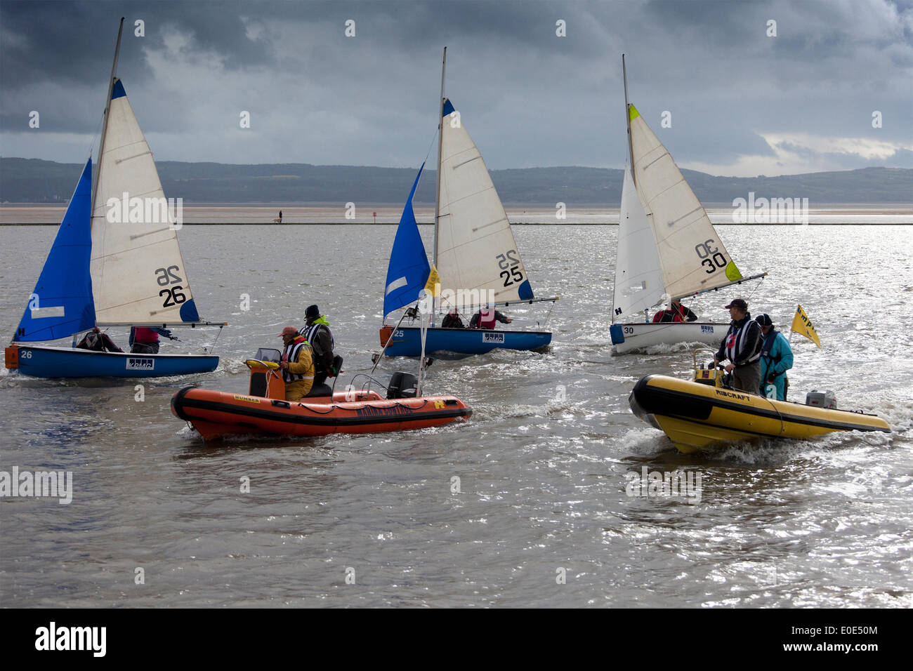 West Kirby, Liverpool. 10th May, 2014. British Open Team Racing ...