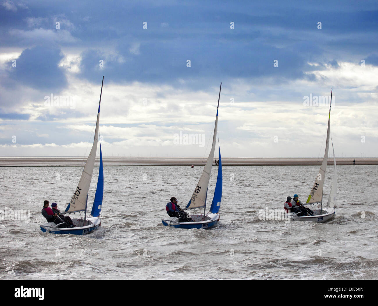 West Kirby, Liverpool. 10th May, 2014. British Open Team Racing ...