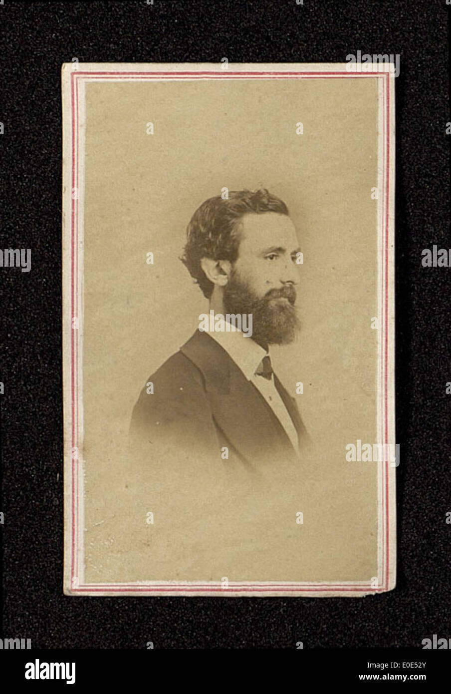 This vintage portrait from the 19th century depicts Alexander Bull, a ...