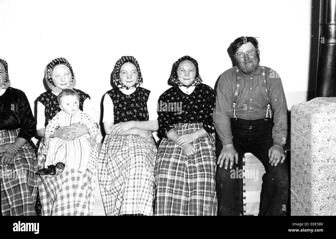 This photo features a Hutterite family from the OK Colony in Alberta ...