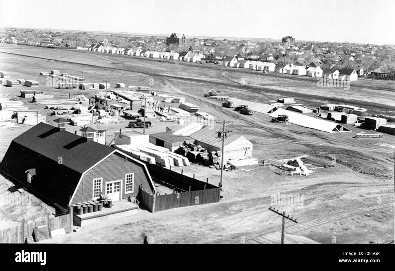 A series of locations and dates related to a lumber yard, with various ...