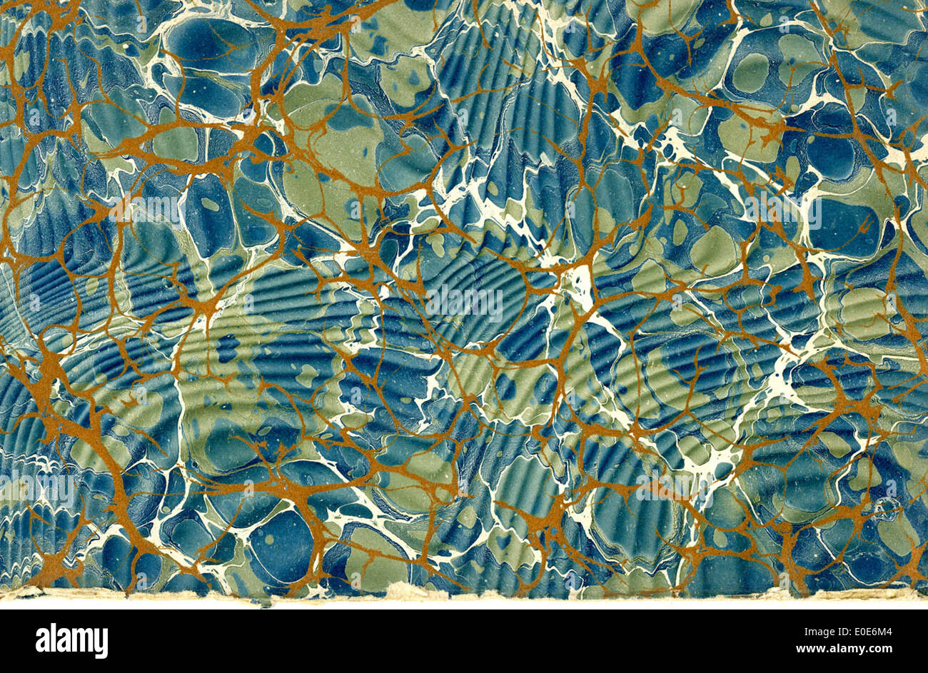 19th century marbled paper hi-res stock photography and images - Alamy