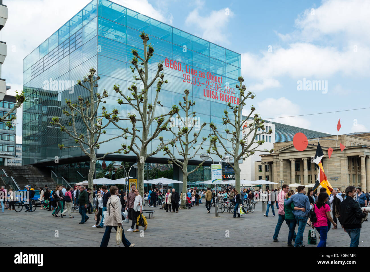 The new art museum of Stuttgart, Germany Stock Photo - Alamy