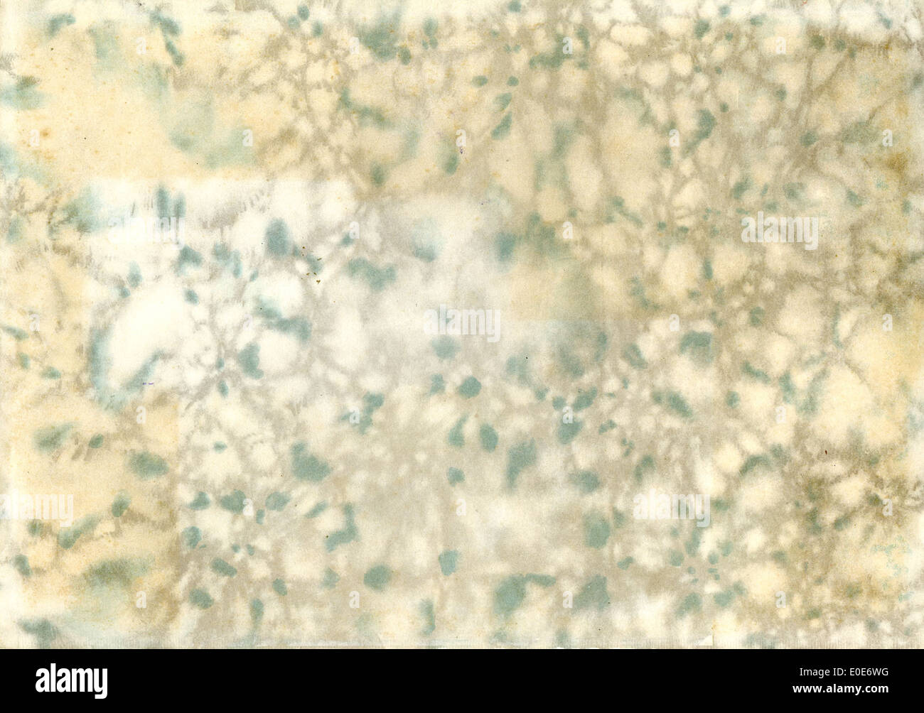 This marbled paper features a variety of locations and dates across ...