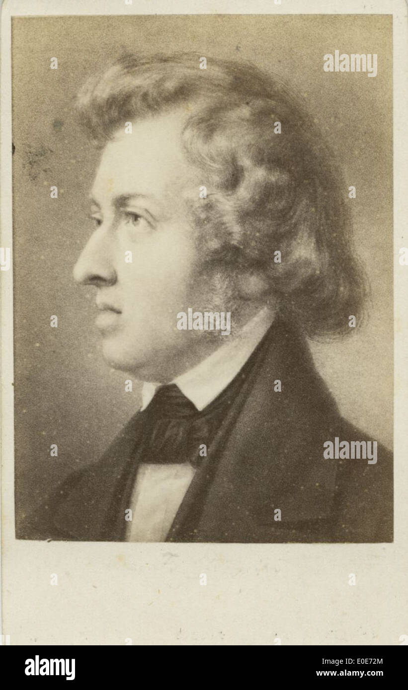 Chopin portrait polish composer pianist hi-res stock photography and ...