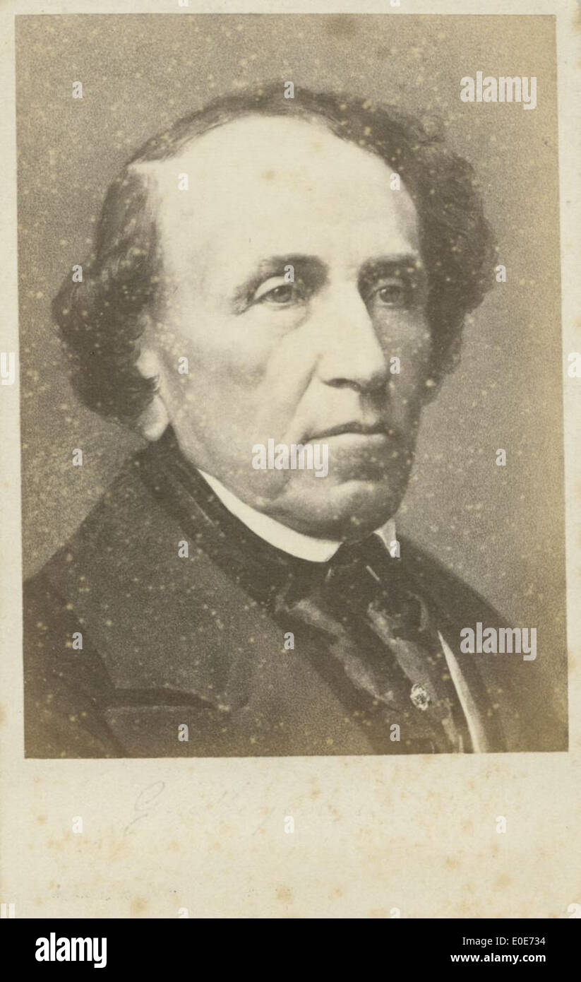 This is a 19th-century portrait of Giacomo Meyerbeer, a renowned ...