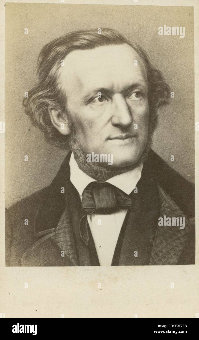 Wilhelm Richard Wagner portrait Stock Photo - Alamy