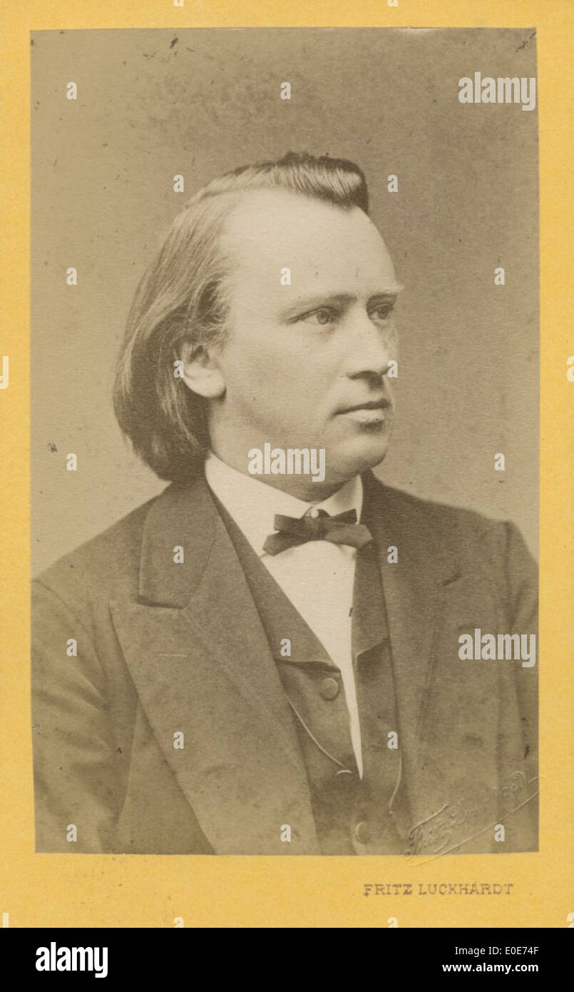 Brahms portrait hi-res stock photography and images - Alamy