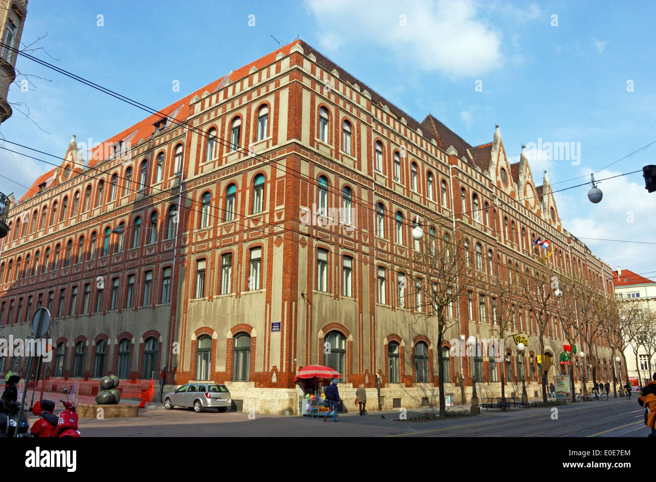 General Post office and Headquarters of the Croatian Post in Zagreb ...