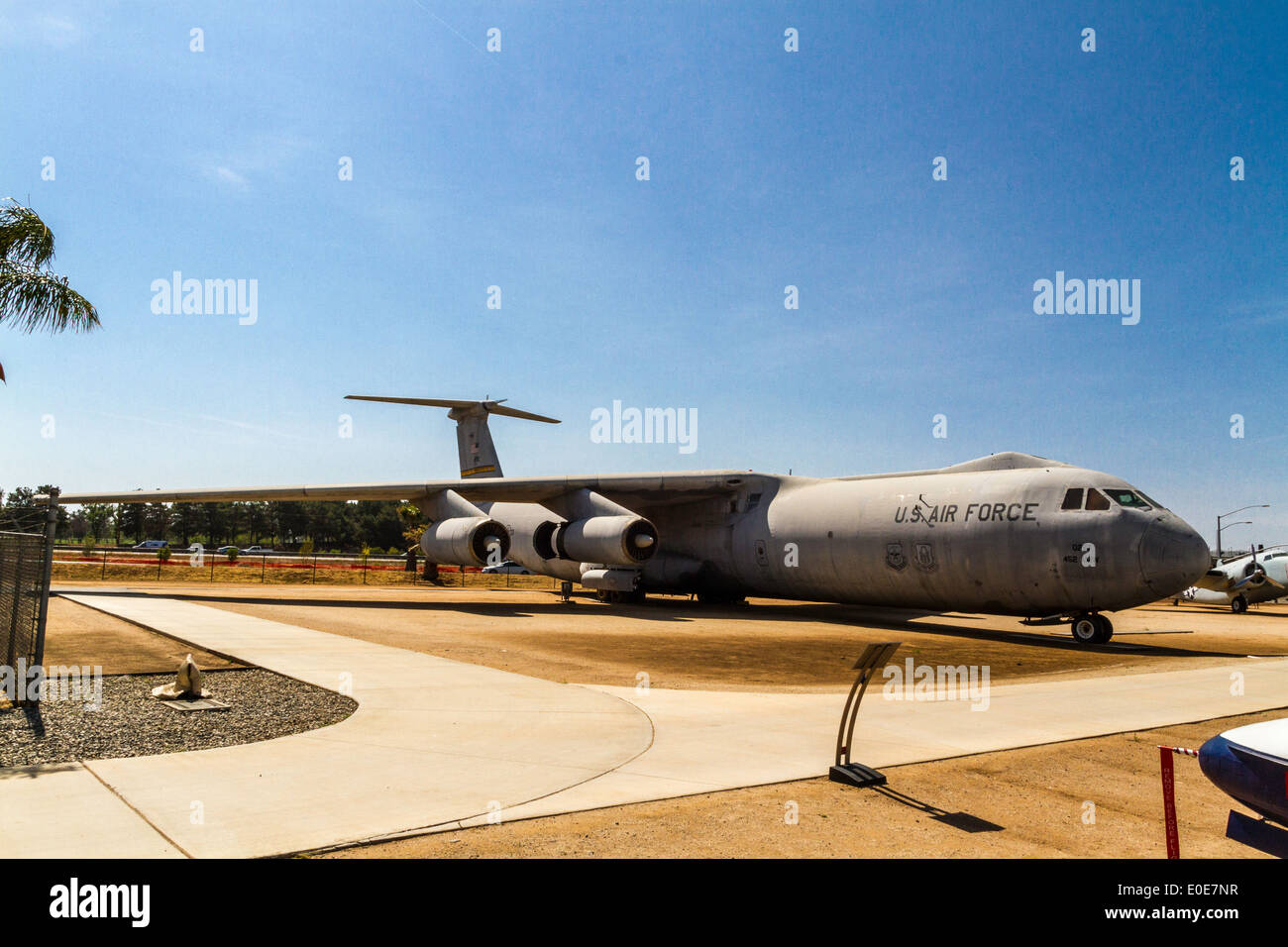 A Lockheed C-141B Starlifter at the March Field Air Museum in Riverside ...