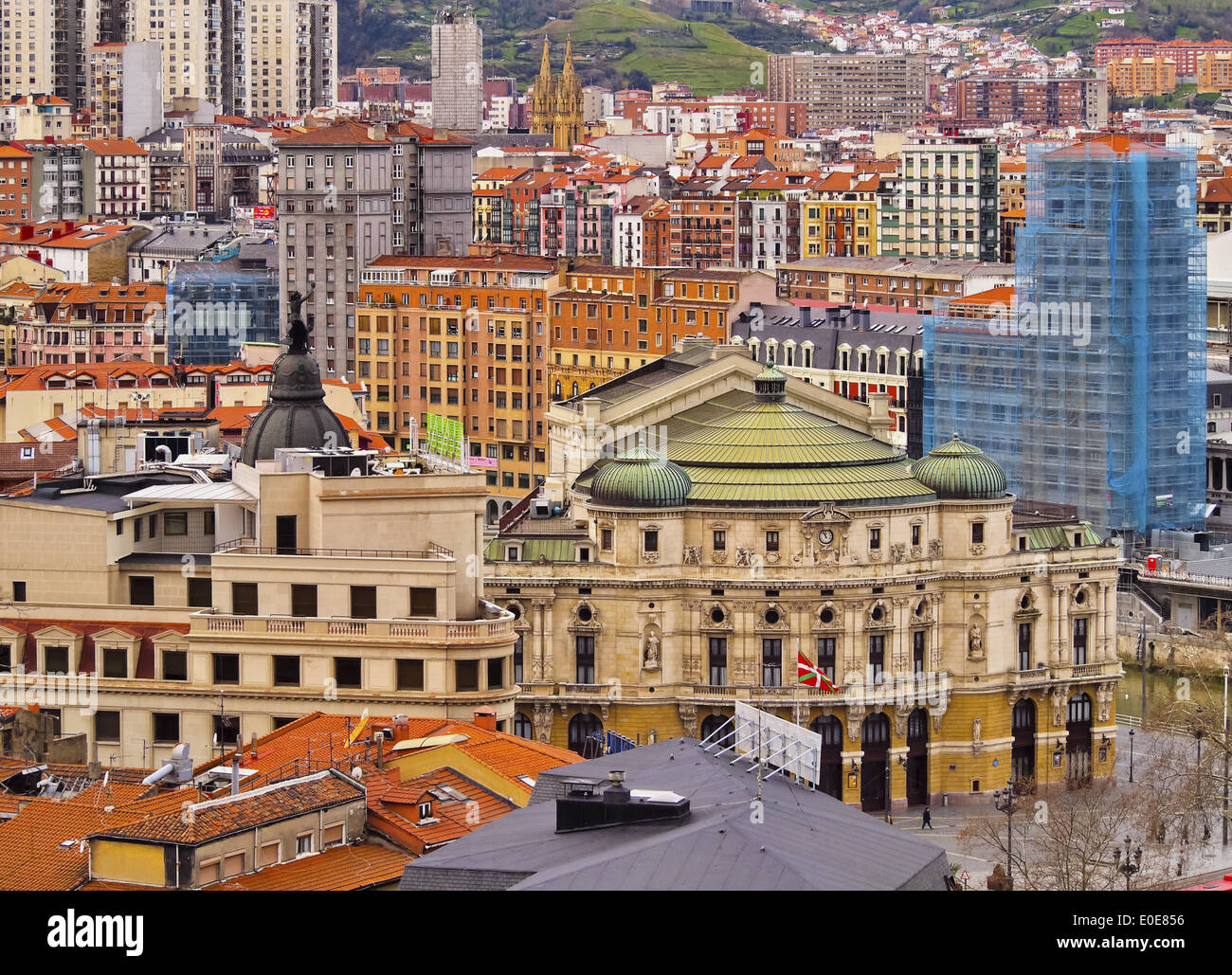 The Teatro Arriaga - an opera house on Plaza de Arriaga in Bilbao ...