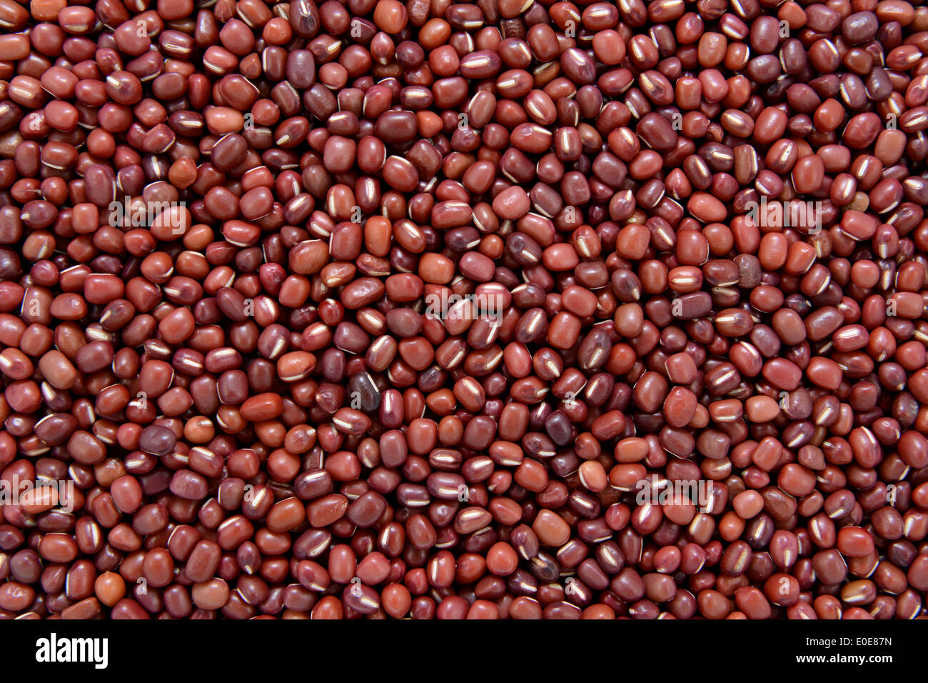 Adzuki, aduki or azuki beans, abstract background texture Stock Photo ...