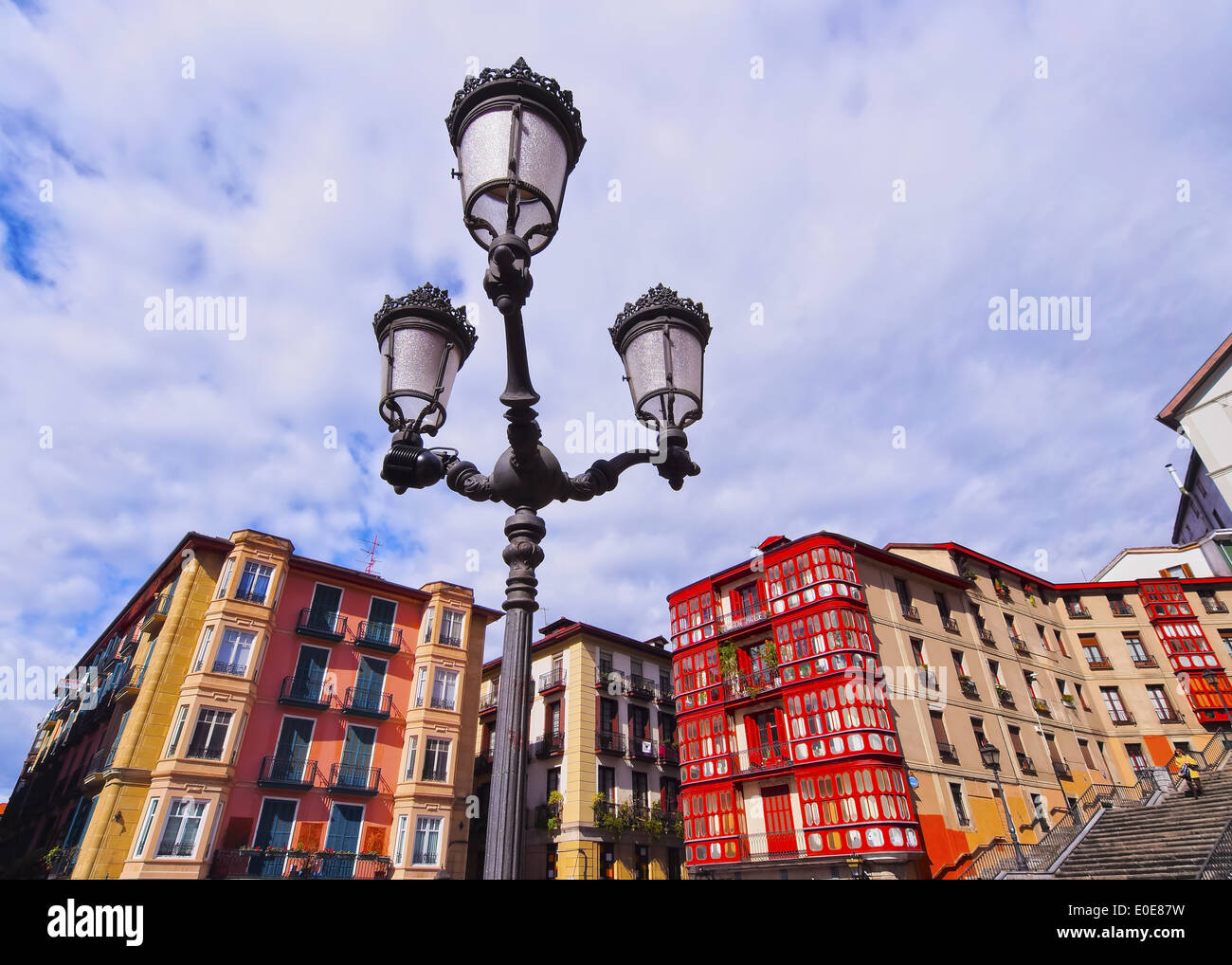 Plaza Unamuno - square in Bilbao, Biscay, Basque Country, Spain Stock ...
