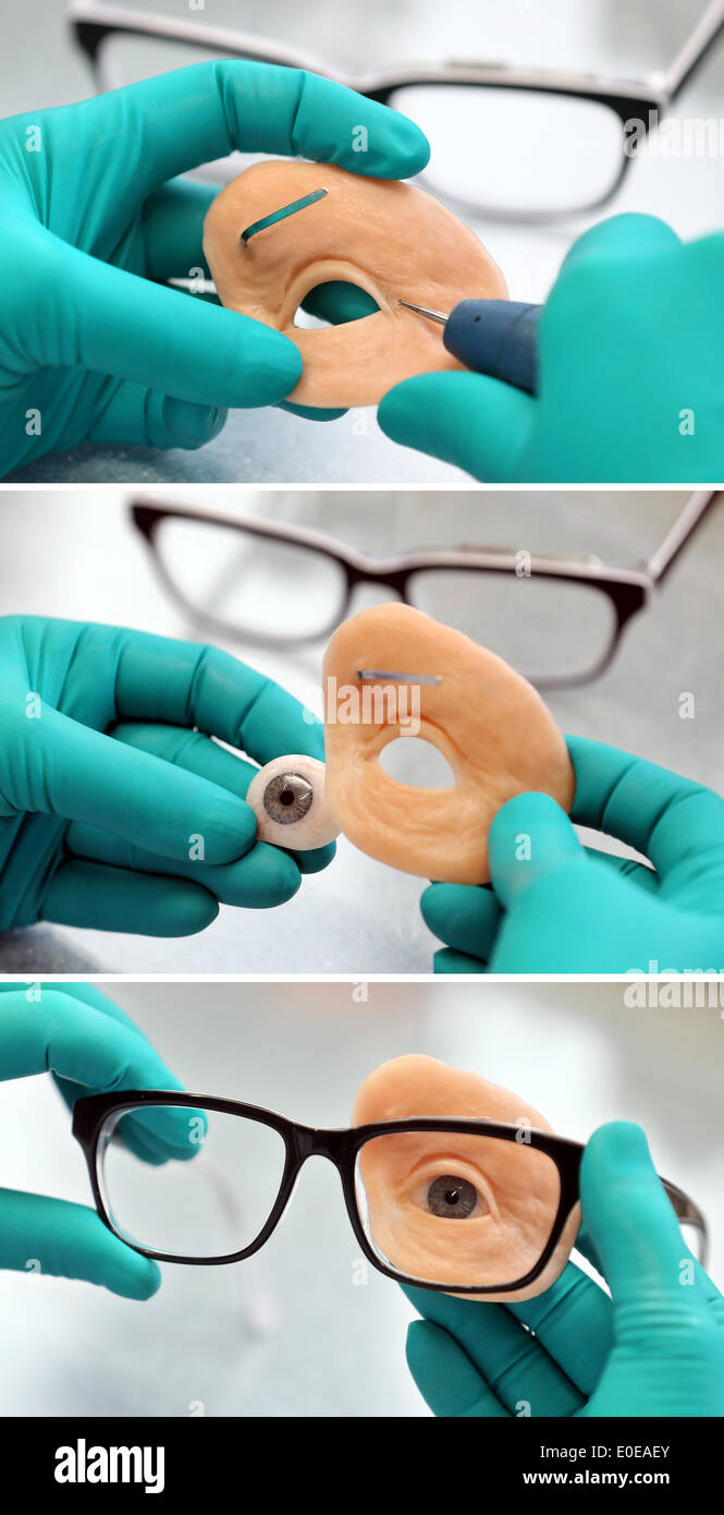 Leipzig, Germany. 07th May, 2014. COMBO - the combination picture shows ...