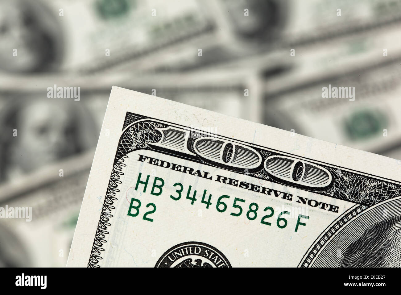 American dollar of bank notes of the USA, Amerikanische Dollar ...