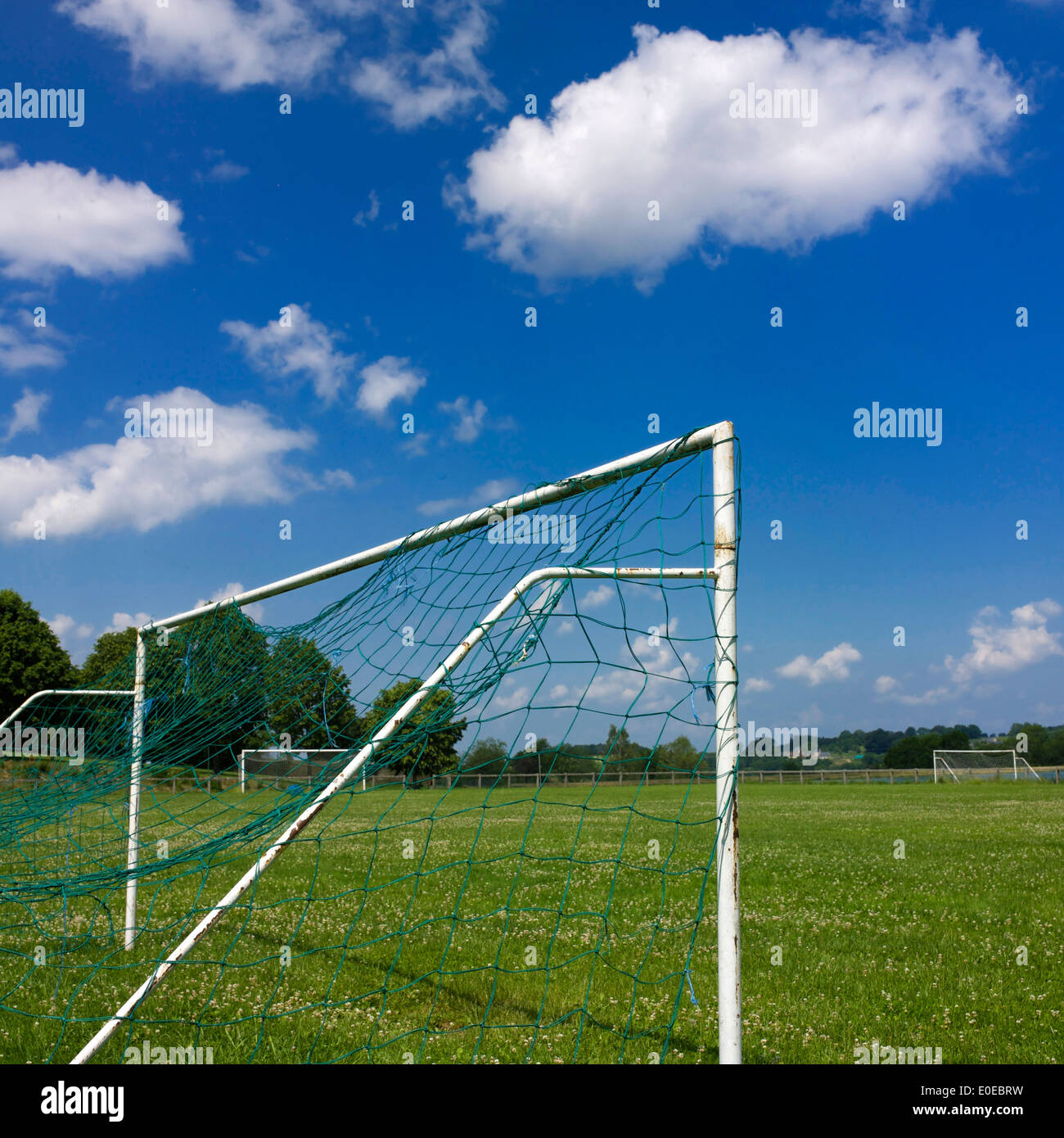 The old football pitches hi-res stock photography and images - Alamy