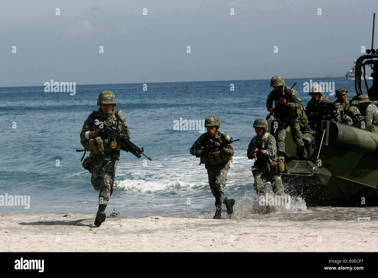 Cavite Province, Philippines. 11th May, 2014. Soldiers from the ...