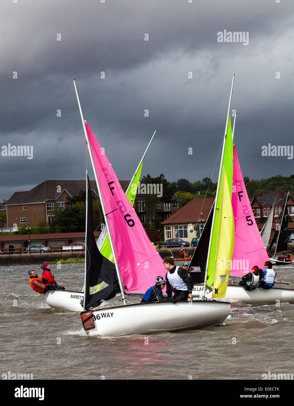 West Kirby, Liverpool. 10th May, 2014. British Open Team Racing ...