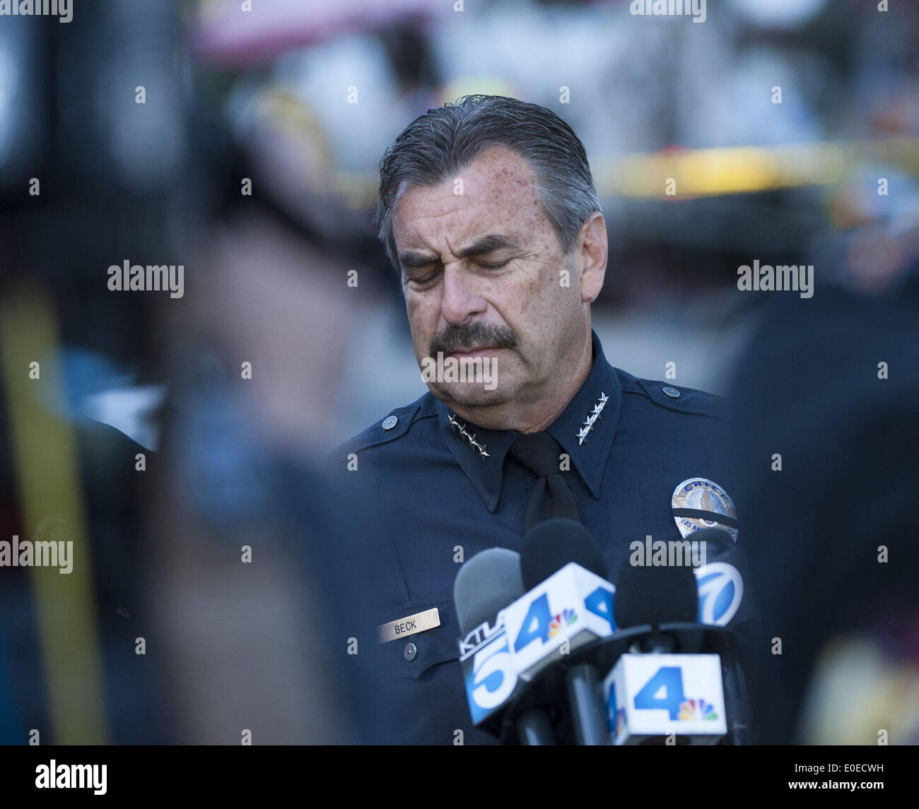 Beverly Hills, California, USA. 9th May, 2014. LAPD Chief CHARLIE BECK ...