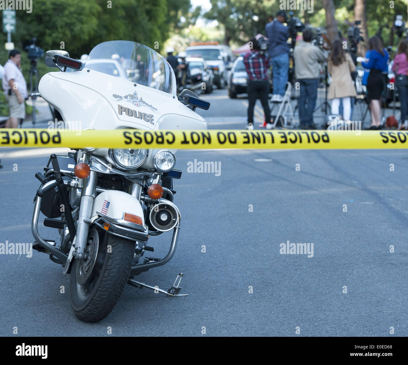Lapd motorcycle hi-res stock photography and images - Alamy