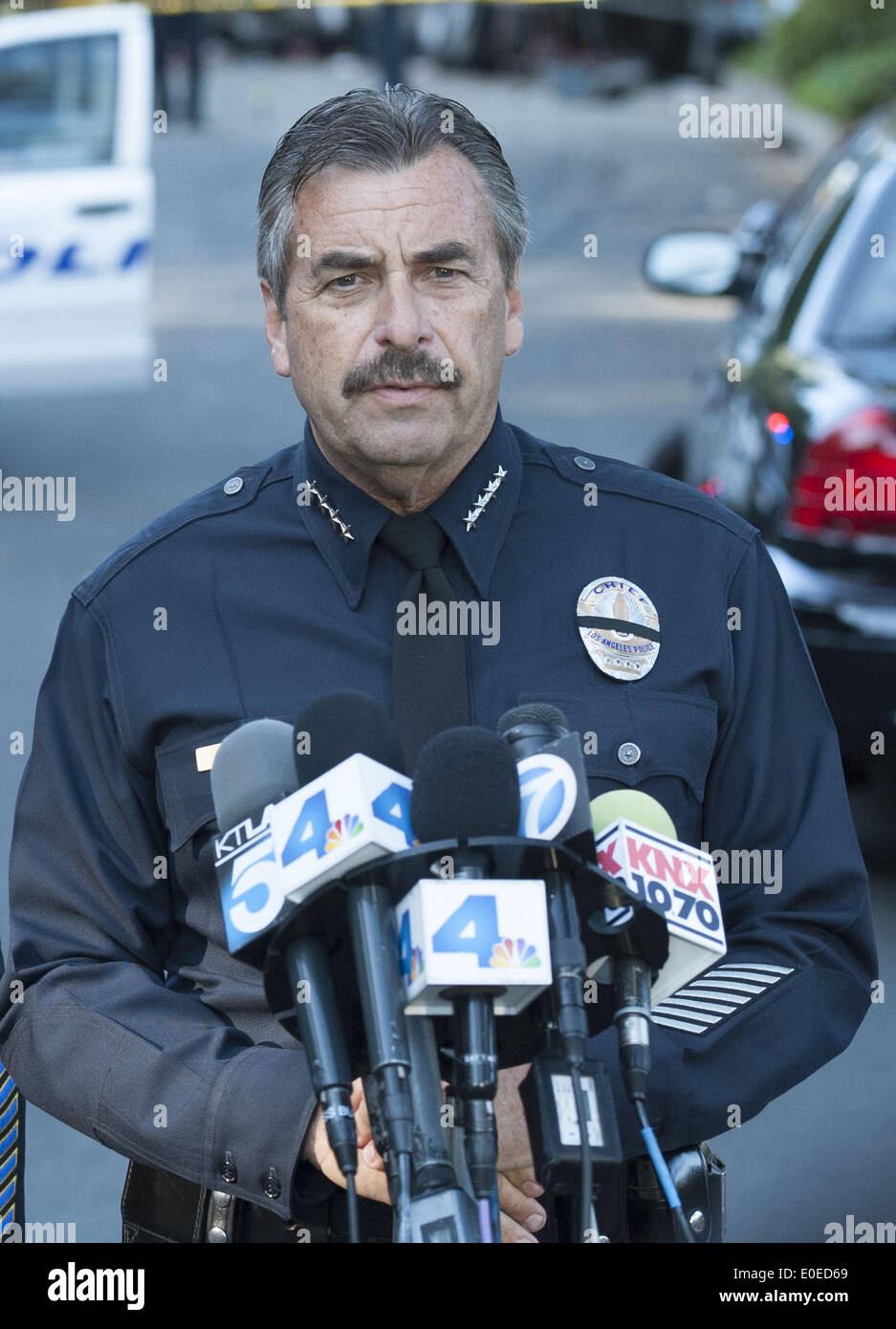 Beverly Hills California Usa 9th May 2014 Lapd Chief Charlie Beck