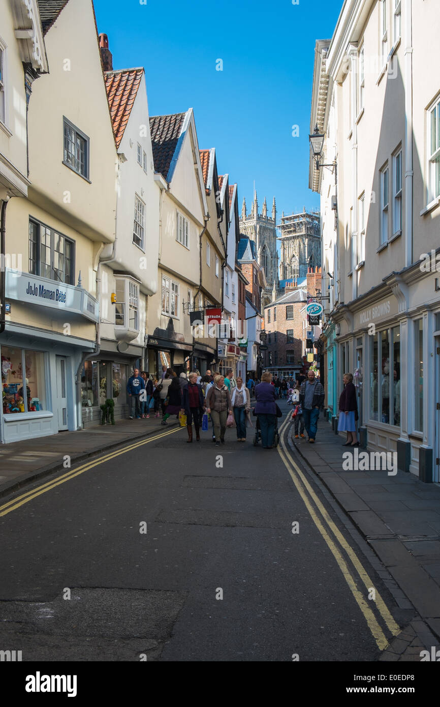 Low petergate in york hi-res stock photography and images - Alamy