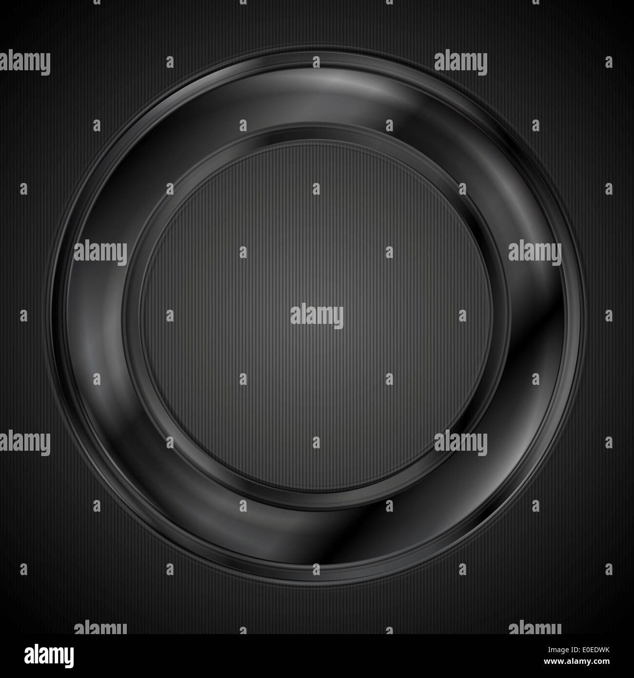 Abstract black ring vector logo Stock Photo - Alamy