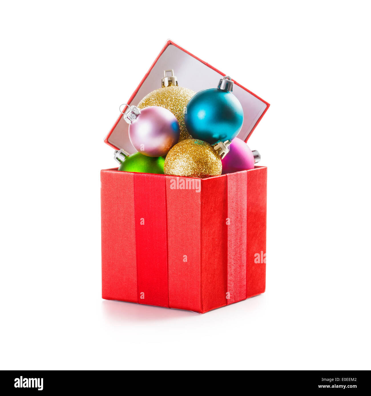 Box balls container Cut Out Stock Images & Pictures - Alamy