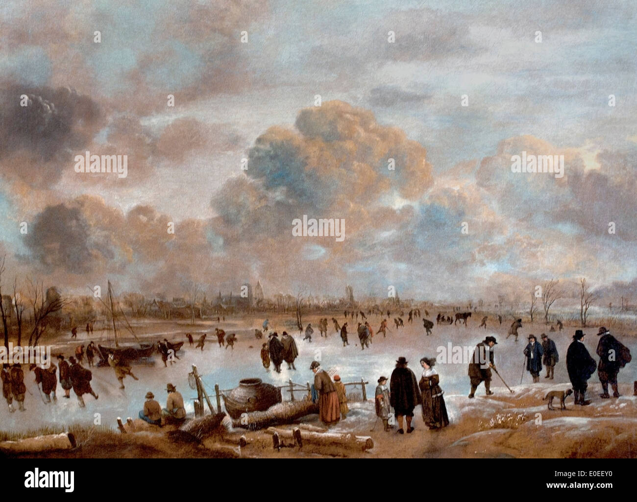 Dutch winter landscape paintings hi-res stock photography and images ...