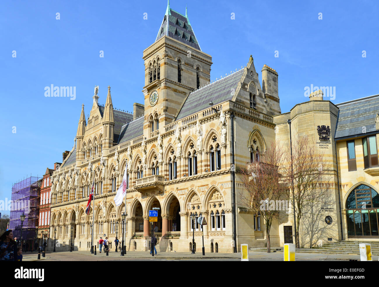 Northampton market square town centre hi-res stock photography and ...