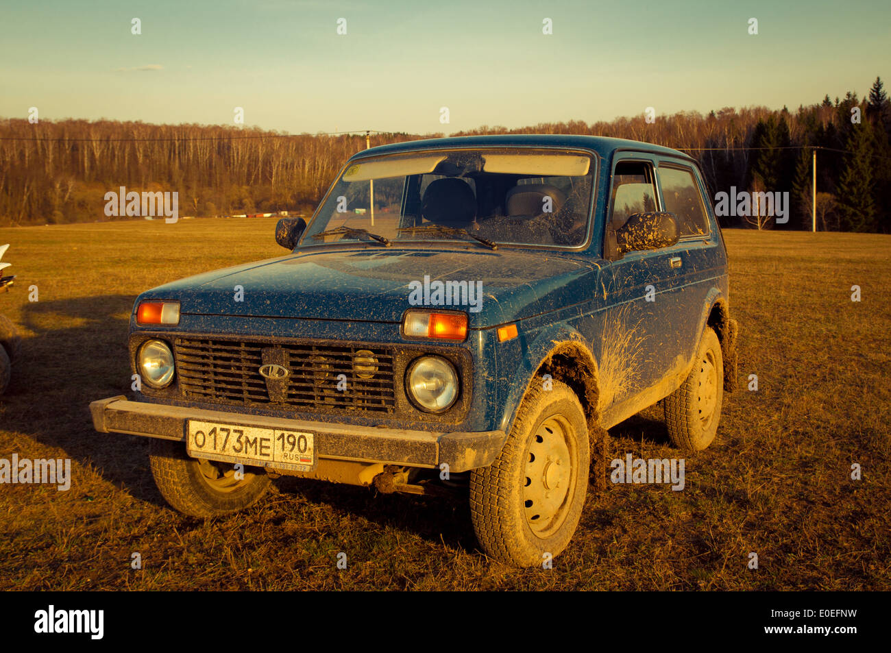 Soviet and Russian SUV Lada Niva 4x4 Stock Photo - Alamy