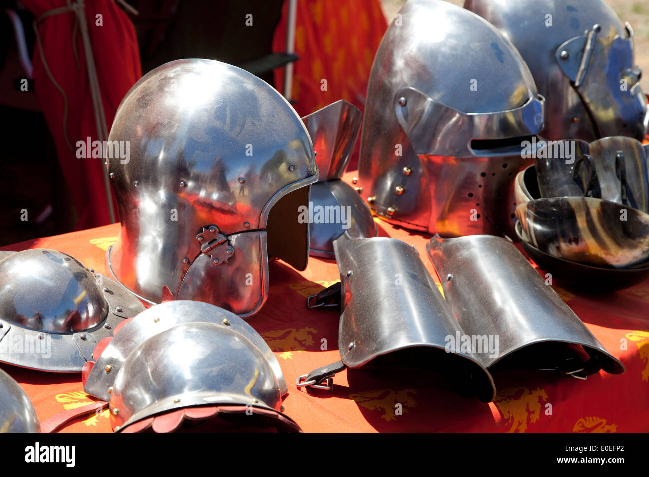 Blacksmithing fighter helmets hi-res stock photography and images - Alamy