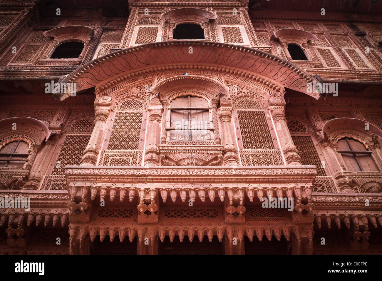 Pink sandstone facade hi-res stock photography and images - Alamy