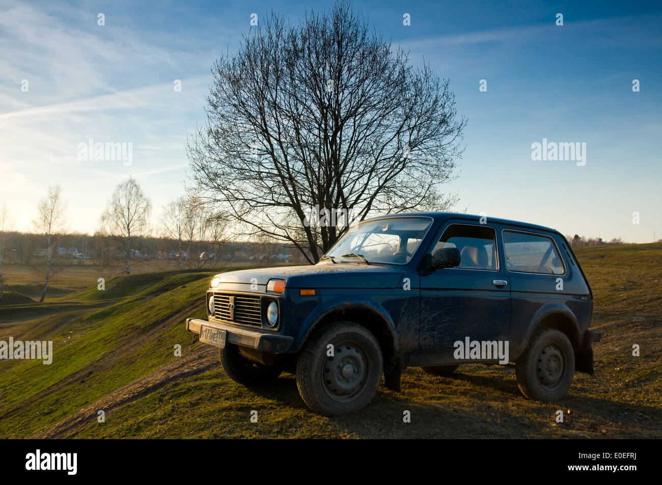 Soviet and russian suv lada niva 4x4 hi-res stock photography and ...