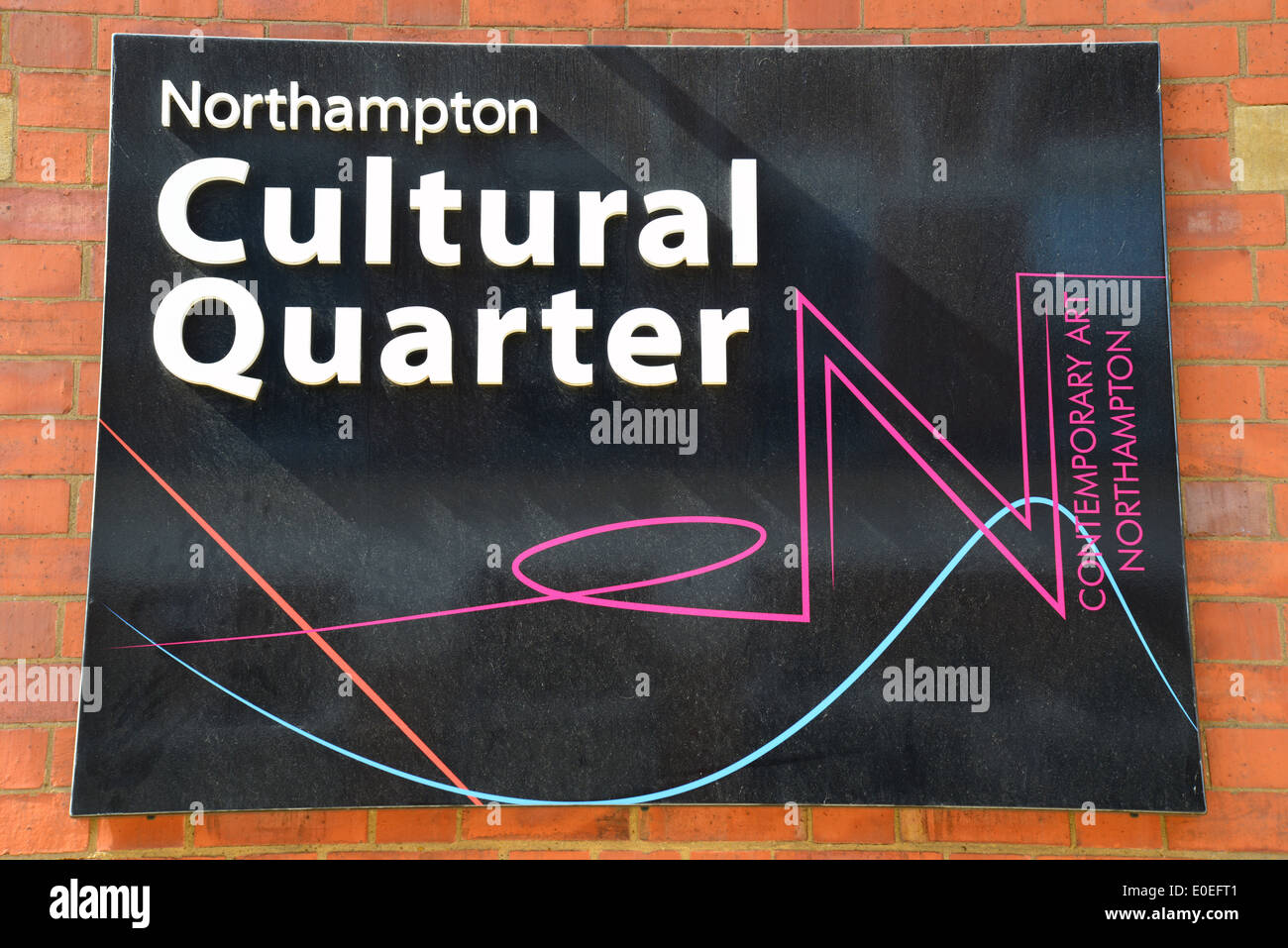 Northampton Cultural Quarter sign, Guildhall Road, Northampton ...