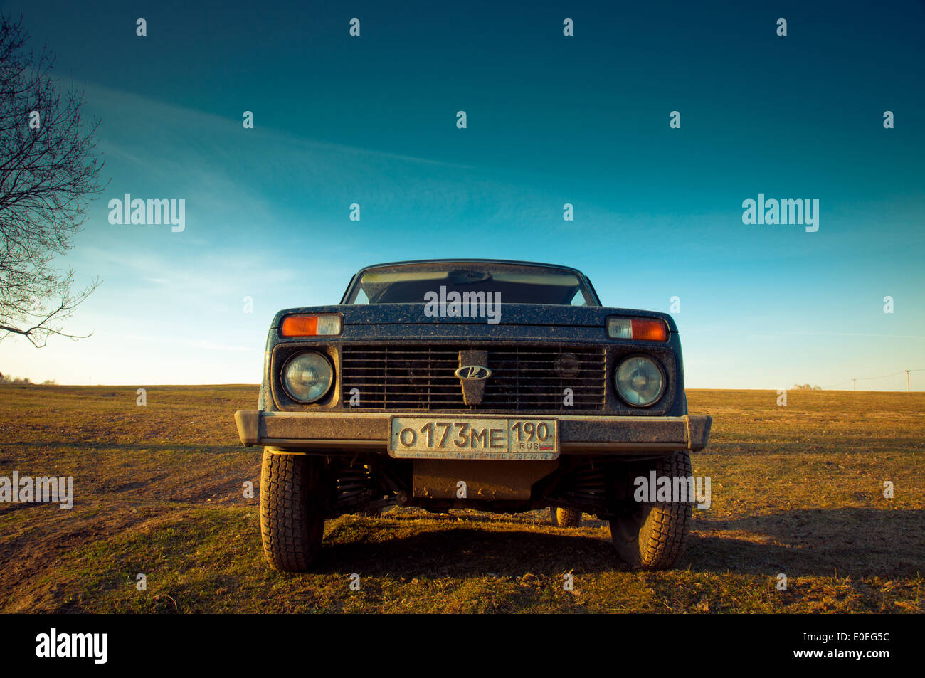 Soviet and Russian SUV Lada Niva 4x4 Stock Photo - Alamy