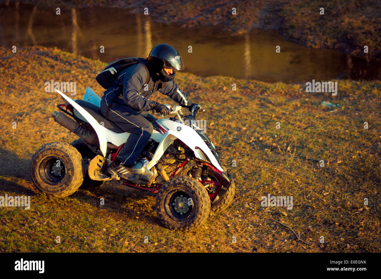ATV Yamaha Raptor 350 Stock Photo - Alamy