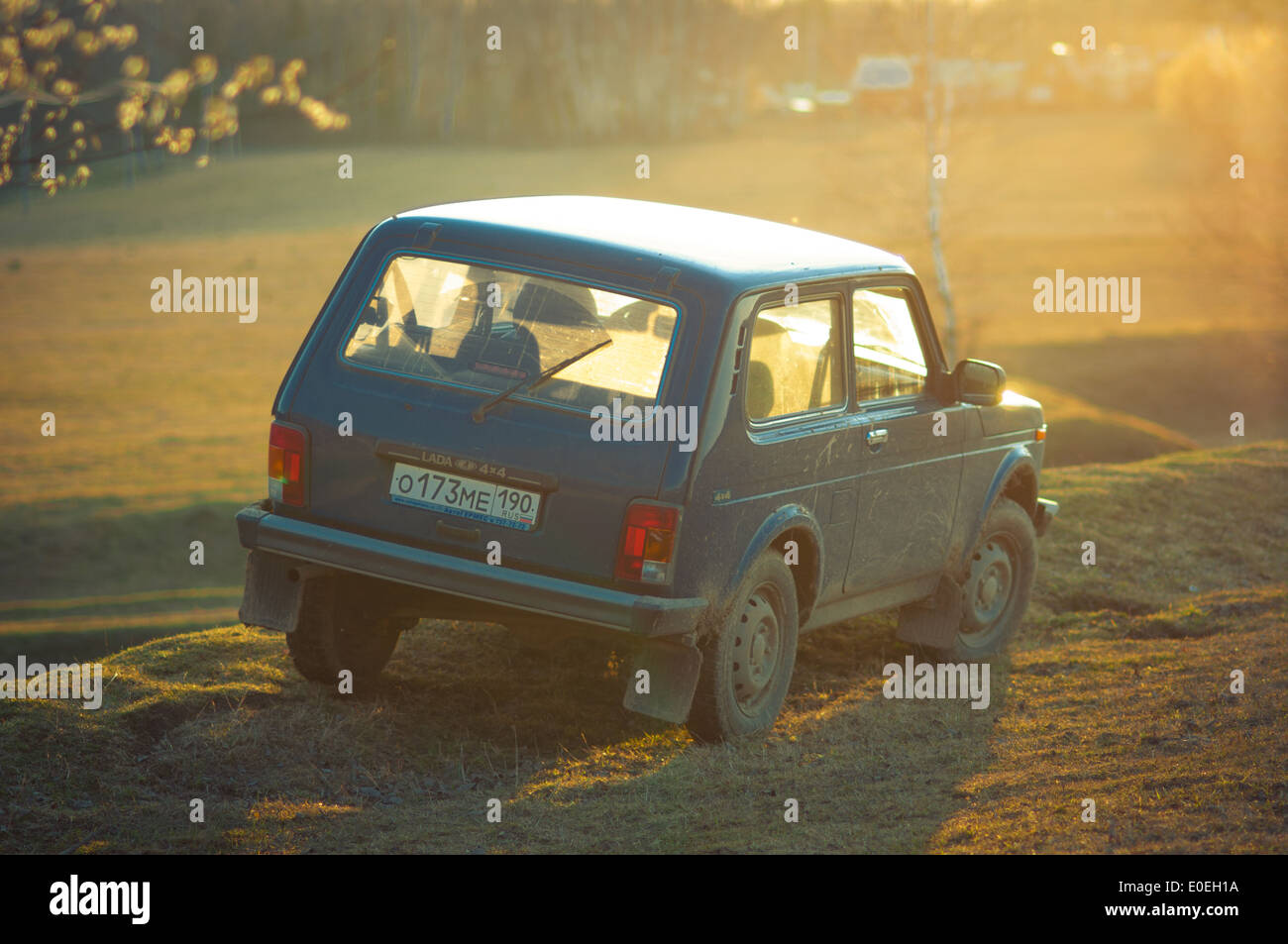 Soviet and Russian SUV Lada Niva 4x4 Stock Photo - Alamy