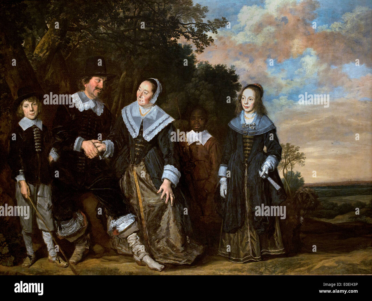 Family Group in a Landscape 1645-48 Frans Hals 1582/83-1666 Dutch ...