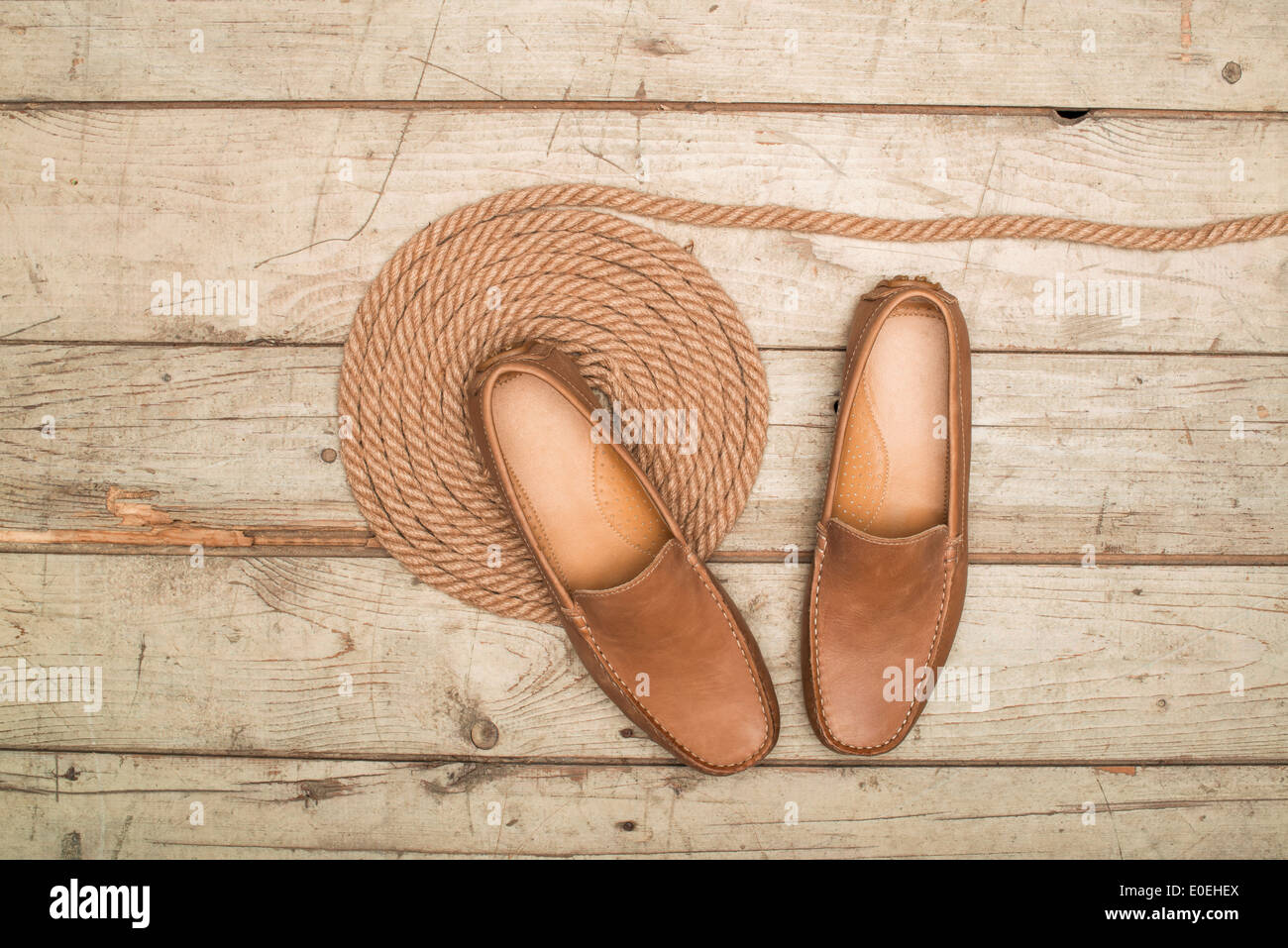 Old brown shoe hi-res stock photography and images - Alamy