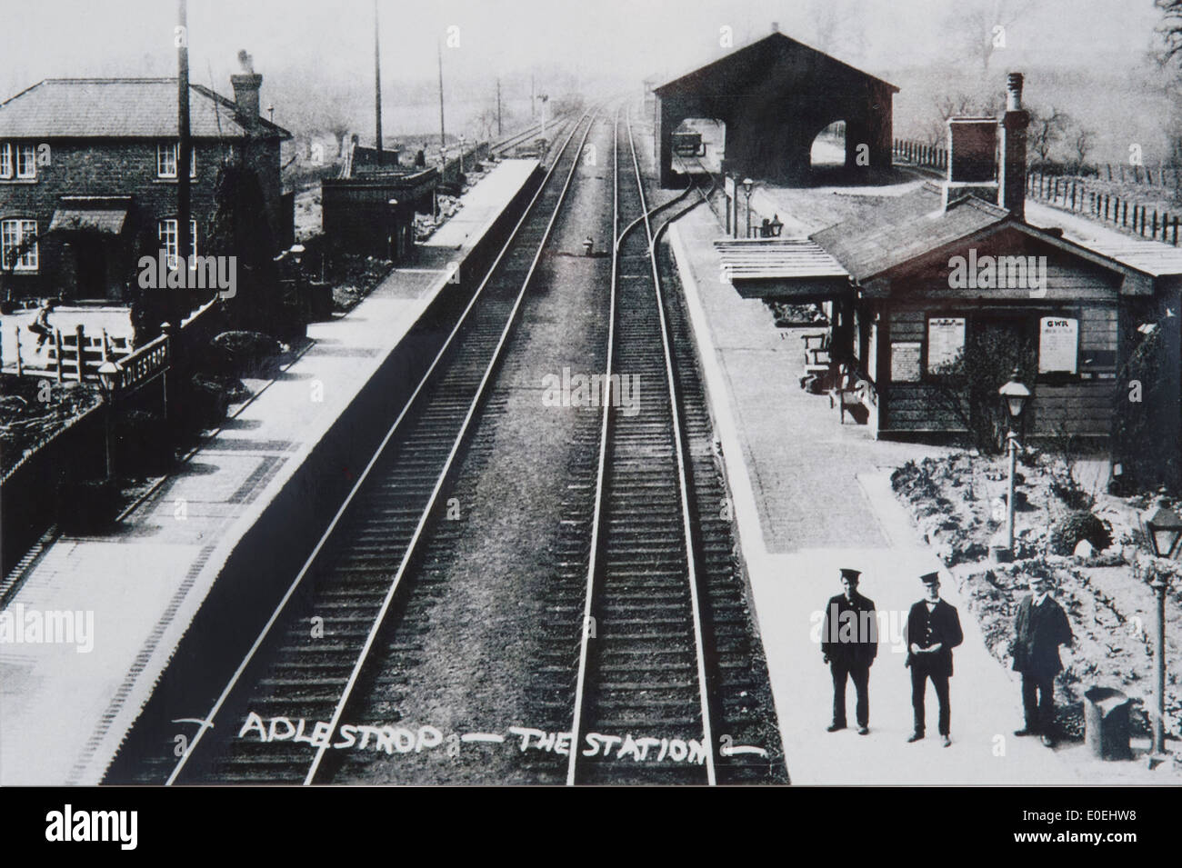 Adlestrop, Gloucestershire, the inspiration for the Edward Thomas poem ...
