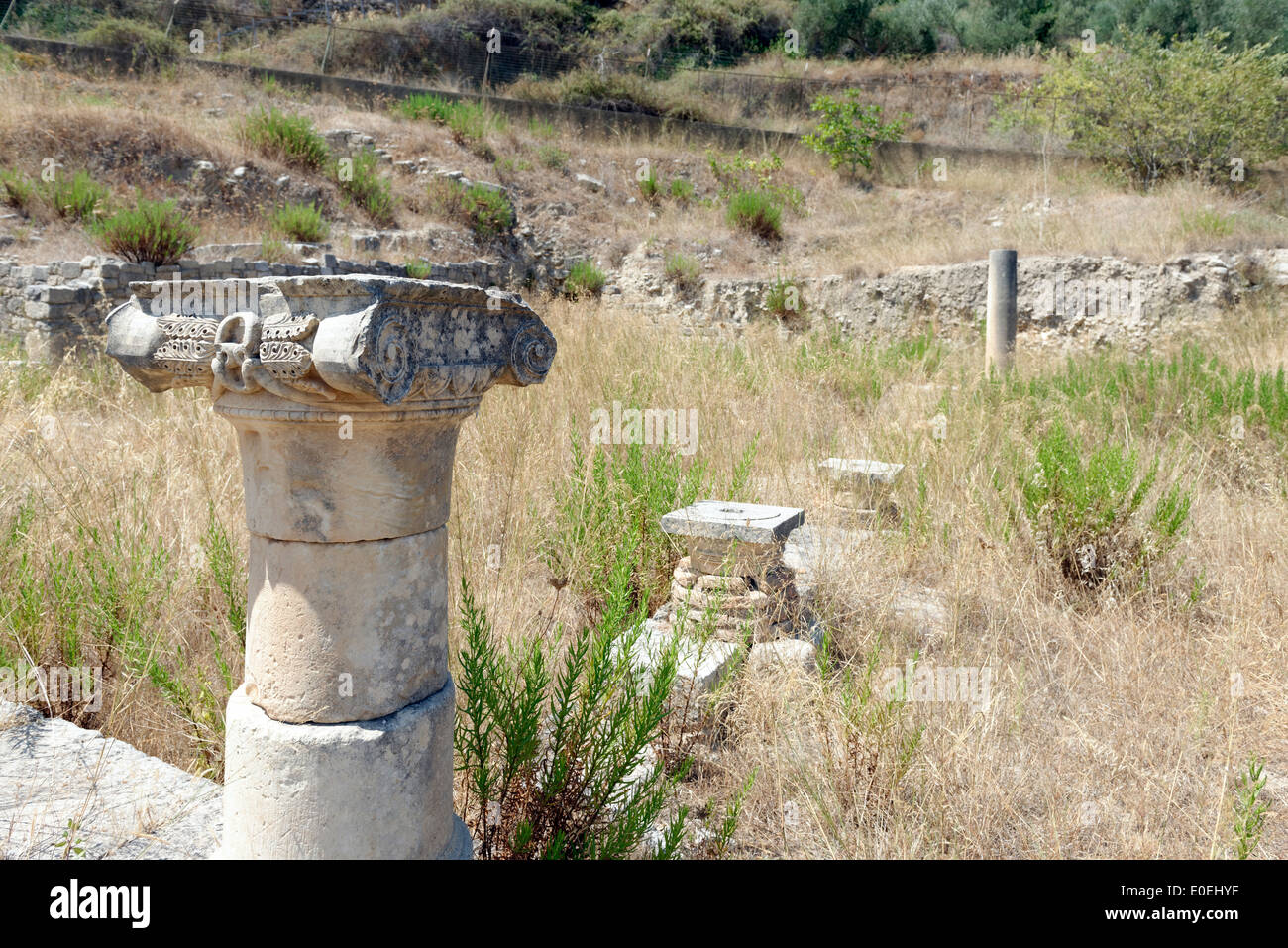 Roman capital of crete hi-res stock photography and images - Alamy
