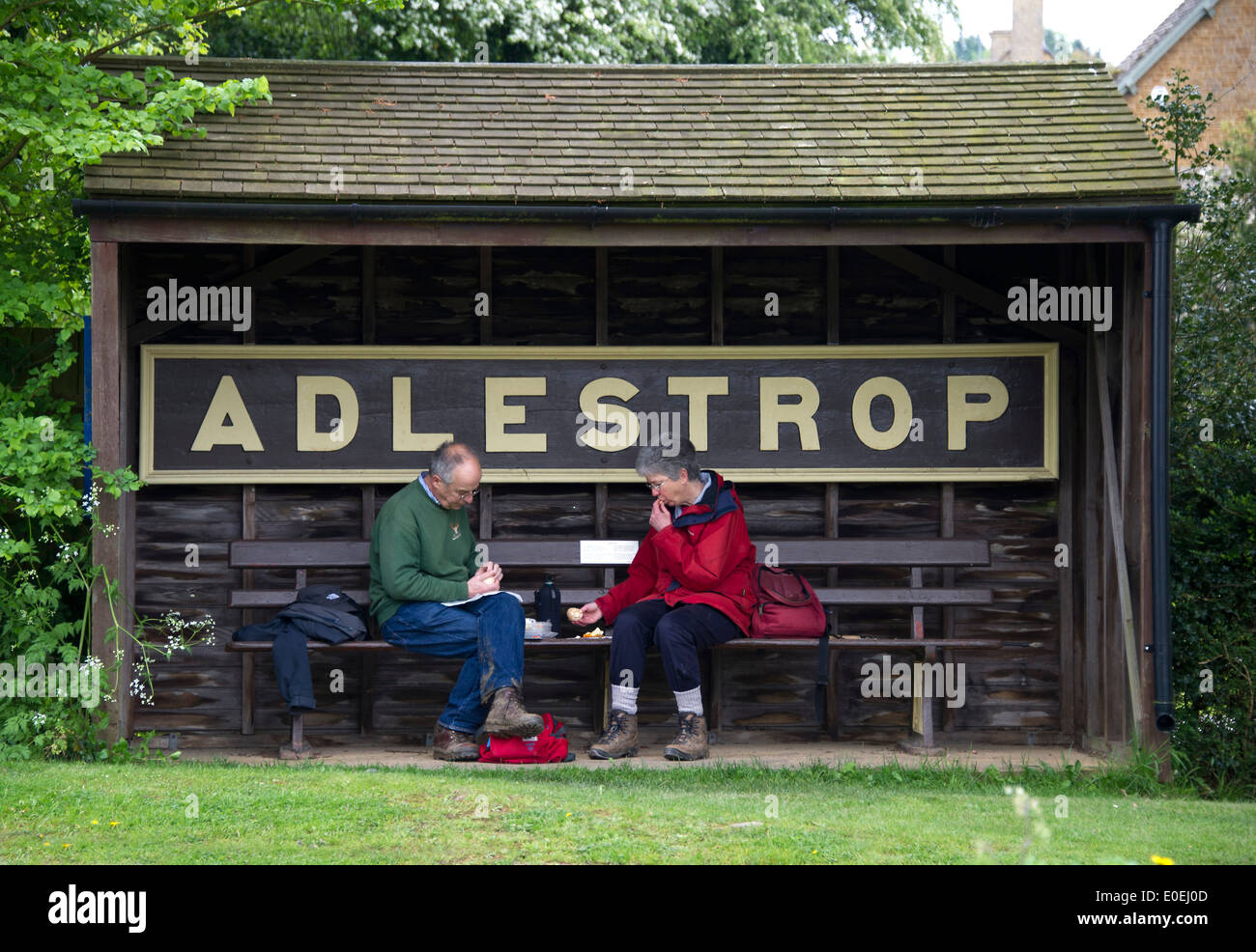 Adlestrop, Gloucestershire, the inspiration for the Edward Thomas poem ...