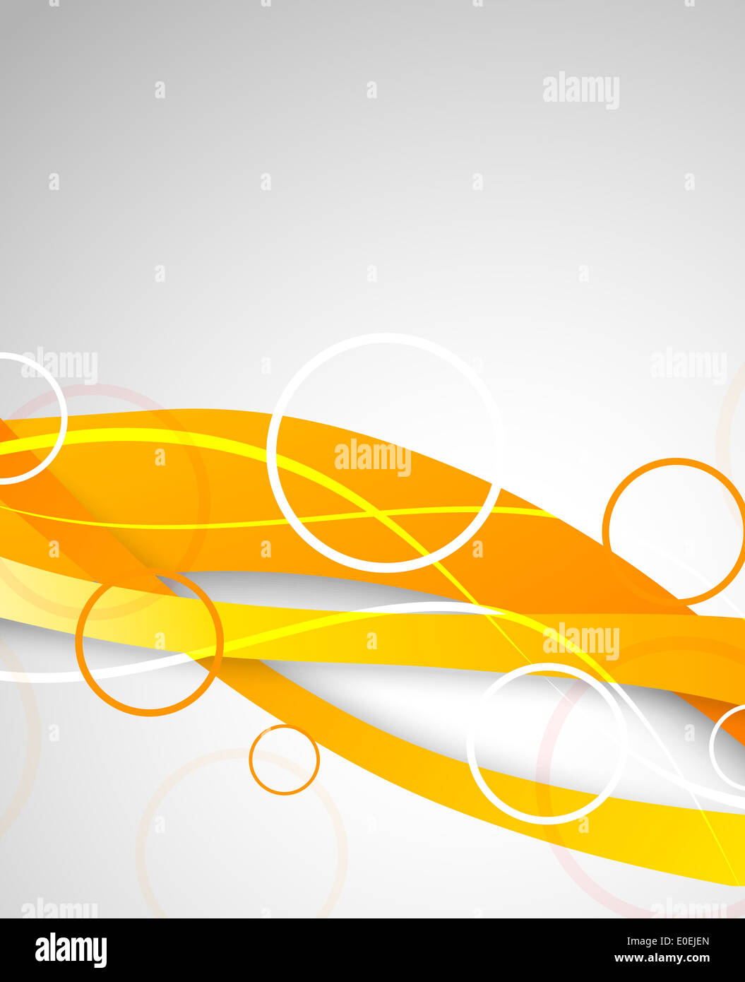 Abstract wavy background with circles Stock Photo - Alamy