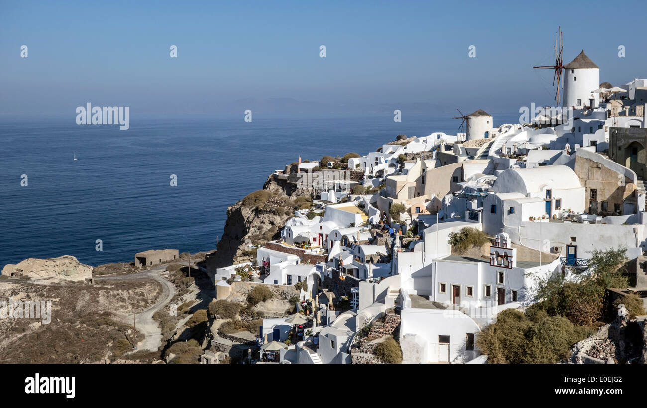 Oia santorini iconic windmill hi-res stock photography and images - Alamy