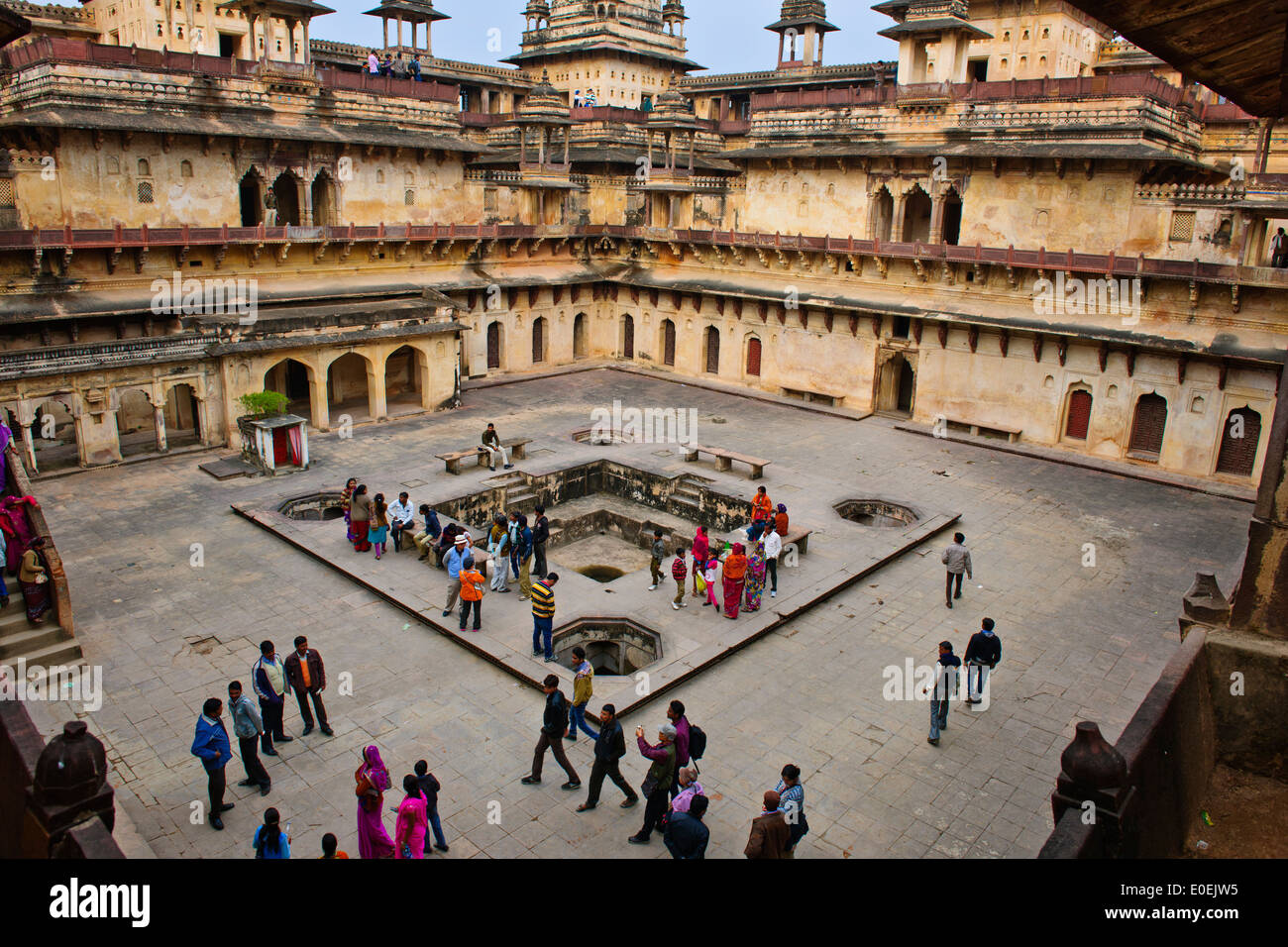 Orchha, is positioned in the loop of the Betwa River,Palaces founded in ...